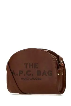 A.p.c. X Marc Jacobs Demi Lune Crossbody Bag - Brown