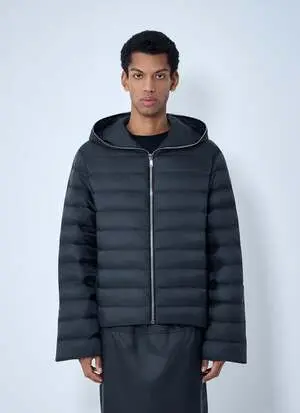 Moncler Hooded Quilted Jacket - Black