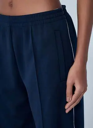Miu Miu Elasticated High Rise Wide-leg Technical Pants