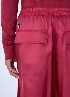 Moncler Drawstring Midi Kilt Shorts - Red