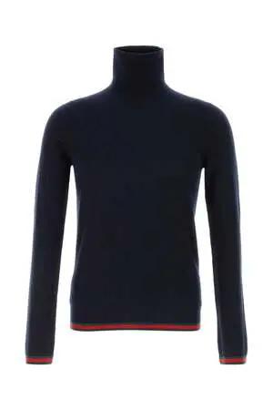 Gucci Midnight Cashmere Turtleneck Sweater - Blue