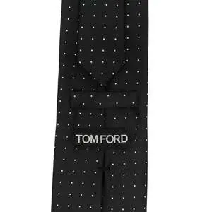 TOM FORD Polka Dot Silk Neck Tie