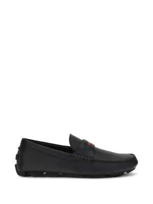 Gucci GUCCI Leather Horsebit Loafers Multicolor