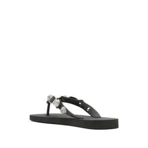Balenciaga Embellished Studded Flip-flops