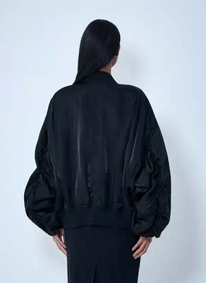 Rick Owens Oversized Bomber Jacket - Black