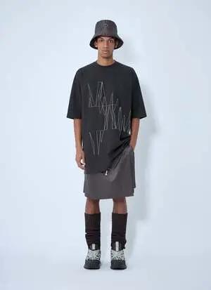 Moncler Drawstring Midi Kilt Shorts - Gray