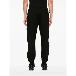 Stone Island Tapered Cargo Trousers With Drawstring Waist