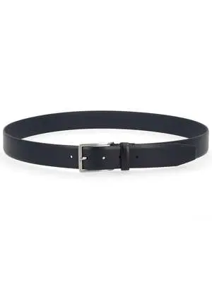 BOSS Leather Belt With Buckle - Blue