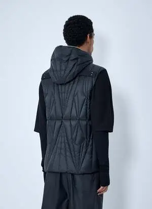 Moncler Geocamo Flight Quilted Hooded Gilet