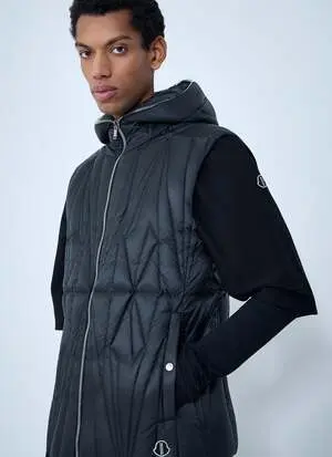 Moncler Geocamo Flight Quilted Hooded Gilet