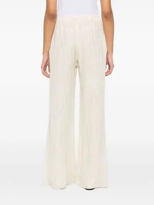 FORTE_FORTE Crystal Textured Knit Straight-leg Trousers