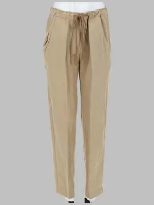 Isabel Marant Étoile ISABEL MARANT "Sharony" Linen & Silk Trousers Cream