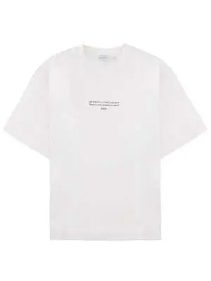 Off-White T-shirt Con Logo - White