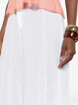 FORTE_FORTE Voile Cotton And Silk Trousers - Multicolor