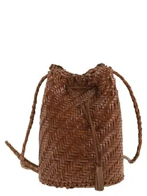 DRAGON DIFFUSION Dragon Diffusion Pompom Double Jump Bucket Bag