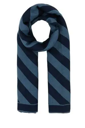 Fendi Embroidered Wool And Linen Scarf - Multicolor