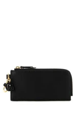 Gucci Leather Card Holder - Black