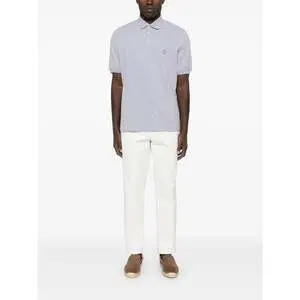 Brunello Cucinelli Grey Polo Shirts - Gray