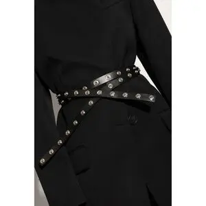 Attico Calf Leather Belt With Press-stud Fastening