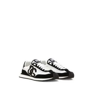 Dolce & Gabbana Low-top Sneakers With Logo Detail - Black