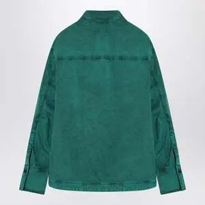 Attico Cotton Shirt With Logo Embroidery