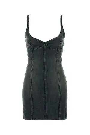 Balenciaga Denim Mini Dress