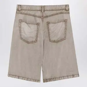DIESEL® Viscose Bermuda Shorts - Cream
