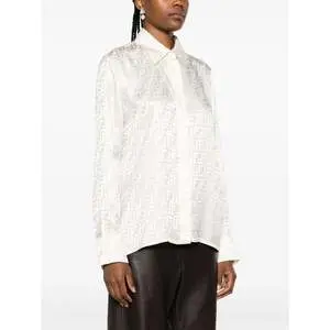 Fendi Silk Jacquard Ff Motif Shirt
