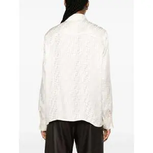 Fendi Silk Jacquard Ff Motif Shirt