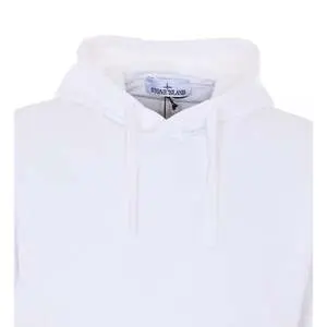 Stone Island Logo Detail Hooded Sweatshirt