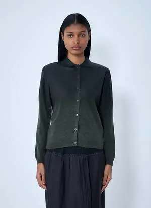 MAISON MARGIELA MAISON MARGIELA Button-Up Knit Cardigan Green