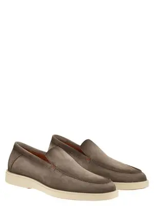 Santoni Suede Moccasins