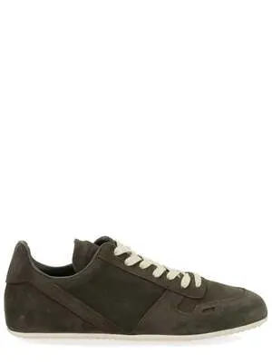 Rick Owens Lace-up Calf Leather Sneakers - Gray