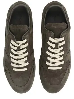 Rick Owens Lace-up Calf Leather Sneakers - Gray