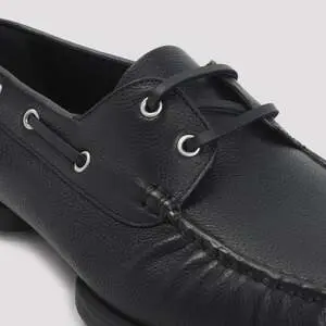 JIL SANDER Calf Leather Loafers - Black