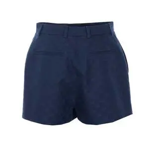 Gucci Cotton Blend All-over Logo Print Hot Pants