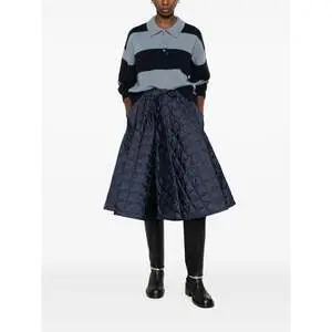 Prada Quilted A-line Skirt With Drawstring