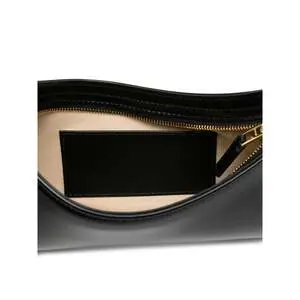 Jacquemus Calf Leather Shoulder Bag - Black