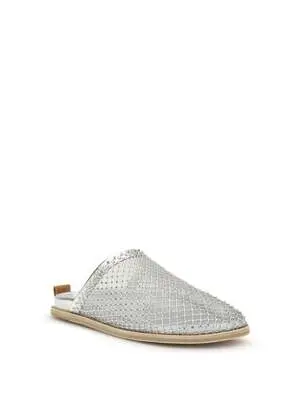 FORTE_FORTE Mesh Mules With Rhinestones