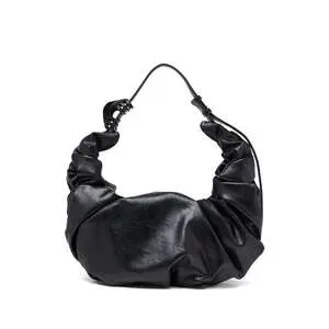 DIESEL® Ruched Shoulder Bag With Metallic Buckle