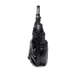 DIESEL® Ruched Shoulder Bag With Metallic Buckle
