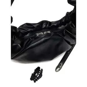 DIESEL® Ruched Shoulder Bag With Metallic Buckle