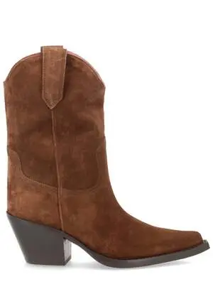 Paris Texas Dakota Suede Boots - Brown