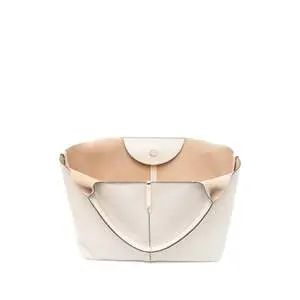 TOD'S Neutrals Tote Bag - Cream