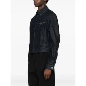 Jacquemus Denim Jacket With Laser Logo