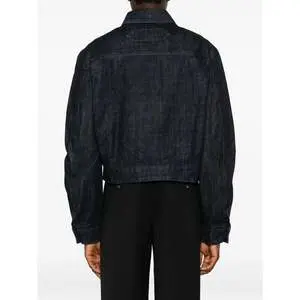 Jacquemus Denim Jacket With Laser Logo