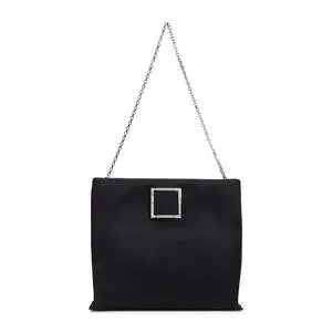 ROGER VIVIER Trompette Strass Soft Clutch