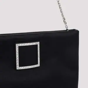 ROGER VIVIER Trompette Strass Soft Clutch