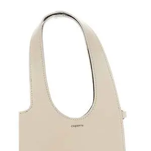 Coperni Beige Heart Shape Shoulder Bag - Cream
