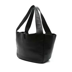 Saint Laurent Calf Leather Cassandre Logo Shoulder Bag